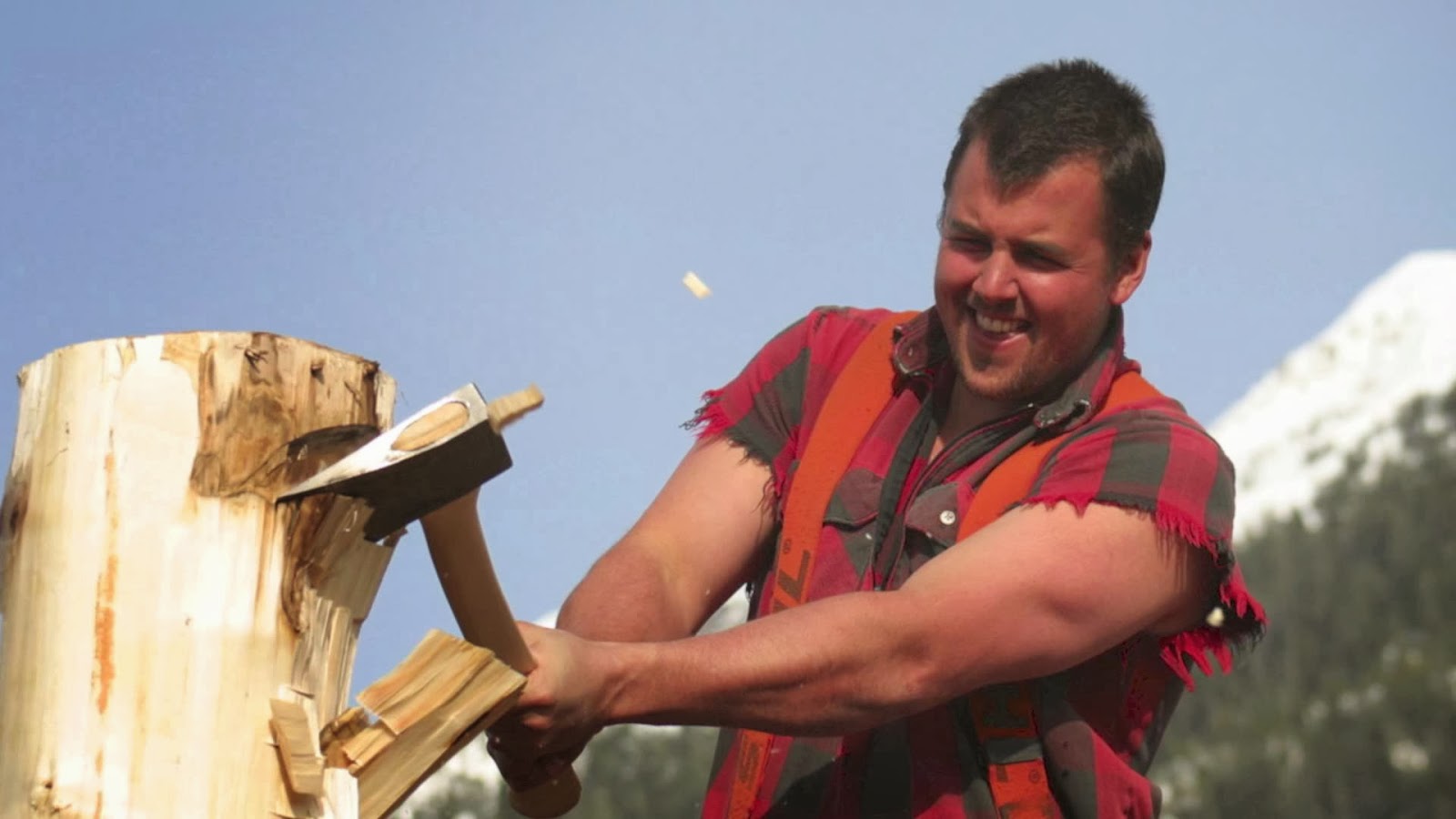 Cuentos divertidos: El leñador tenaz