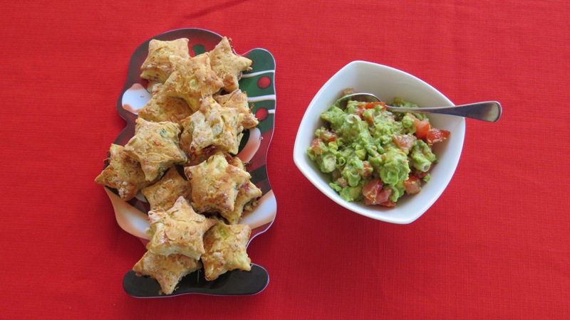Creating my way to Success: Christmas Damper with Guacamole