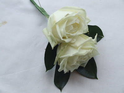 RJ's Florist: Emerald green and ivory wedding flowers