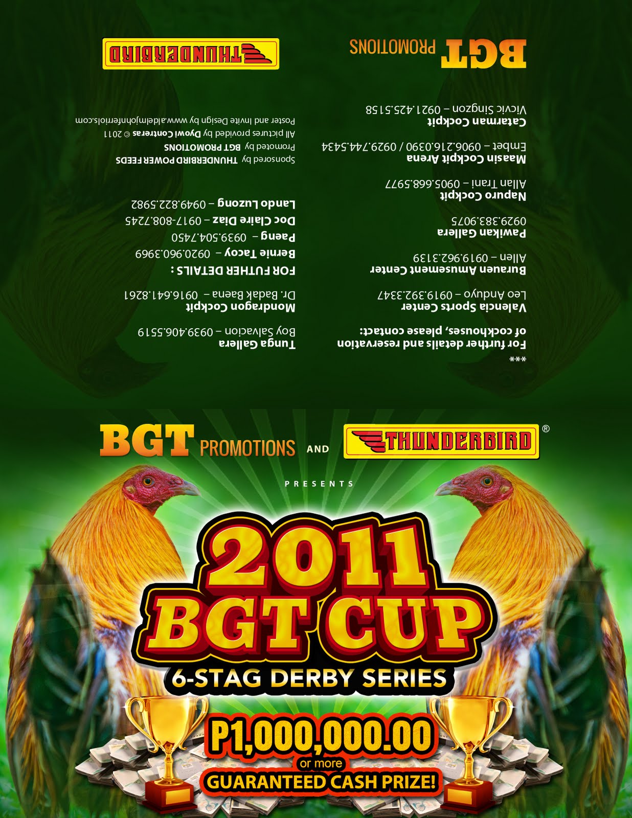 BANTAY-SABONG: 2011 BGTCUP 6-STAG