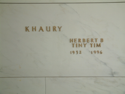 A Grave Interest: Tiny Tim's Tiptoe Through the Tulips of Life