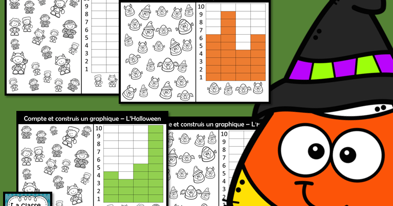 la classe de caro.: Compte et construis un graphique Thème: l’Halloween ...