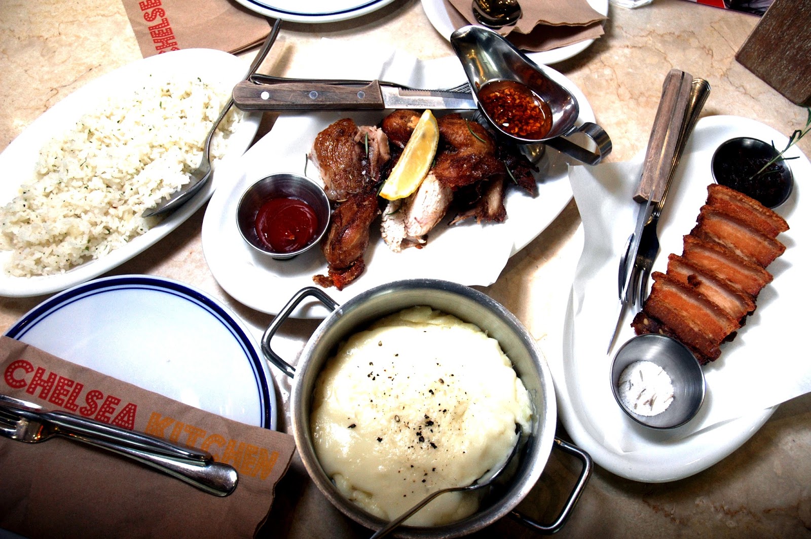 DUDE FOR FOOD: Family-Style at Chelsea Kitchen