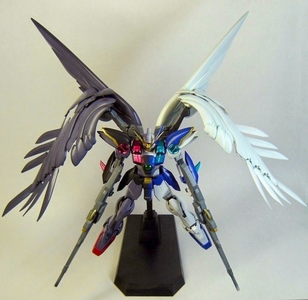 Painted Build: MG 1/100 Wing Gundam Zero Custom EW ver. "Angel/Devil"