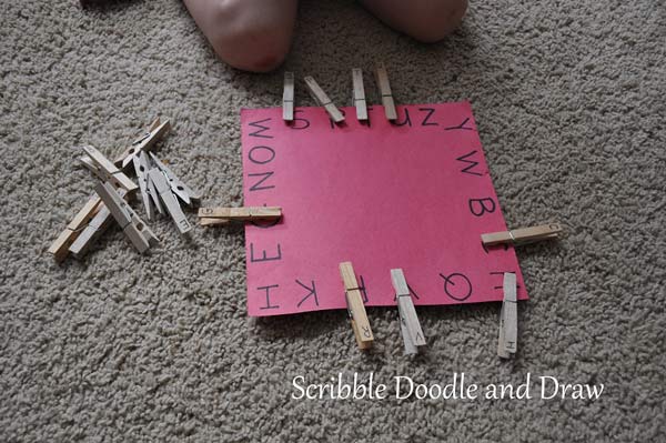 Quick and easy letter matching activity for your alphabet center
