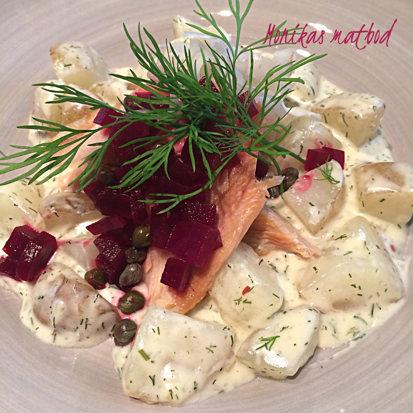 Monikas Matbod: Stuvad potatis med rökt fisk