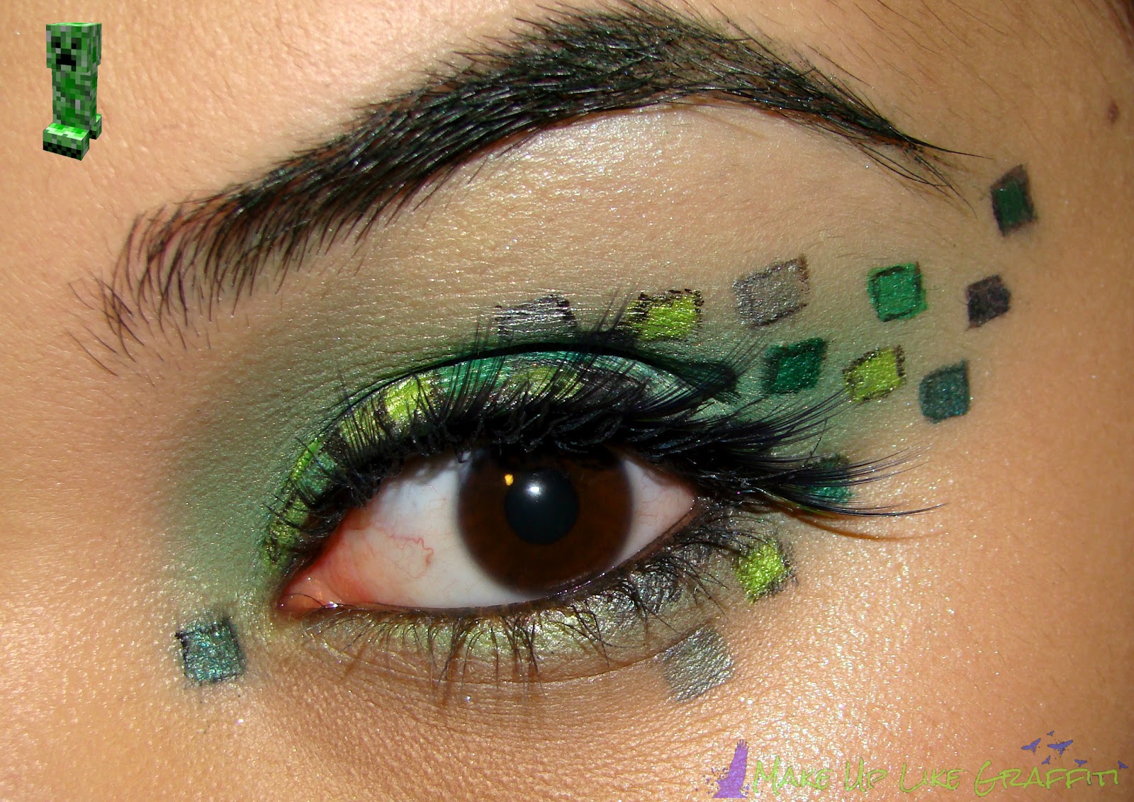 Makeup Like Graffiti: Creeper Eyessssssss! - NTMS Challenge