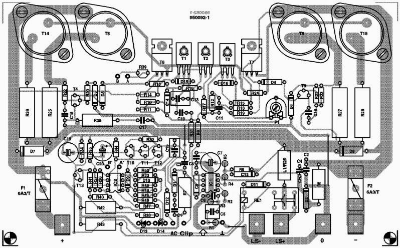 Rangkaian power amplifier 300 watt | MA'RUF BLOG