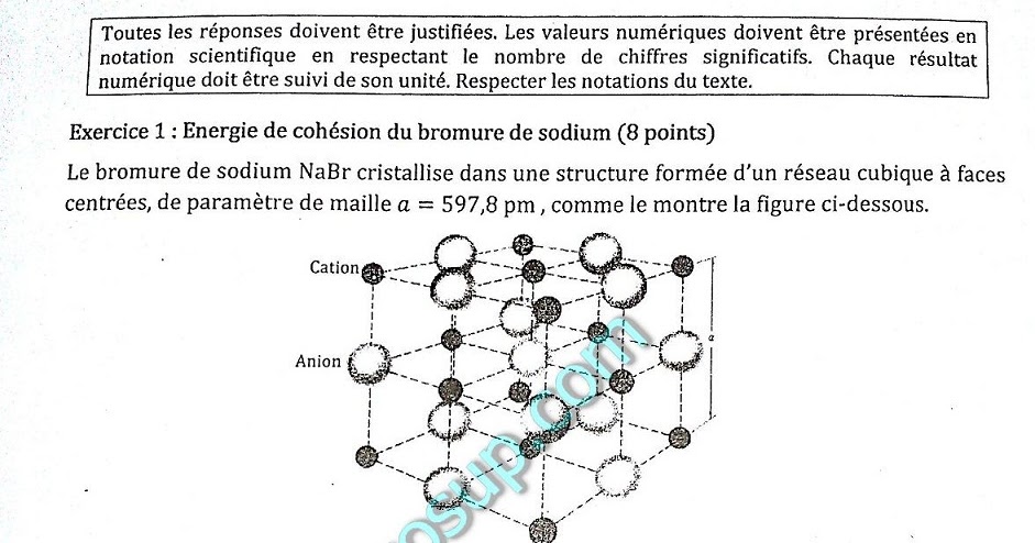 contrôles corrigés physique des matériaux I smp s5 FS Rabat