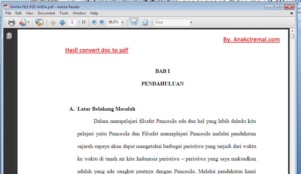 Cara Membuat File PDF dengan Microsoft Office
