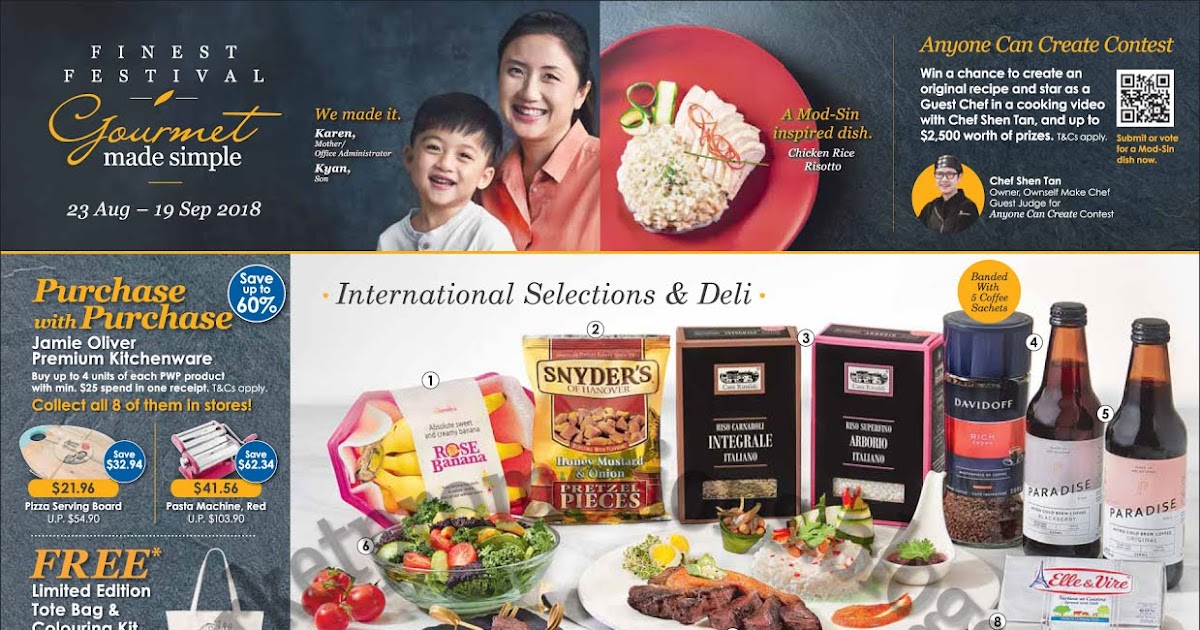 NTUC FairPrice Finest Festival 23 August - 19 September 2018 ...