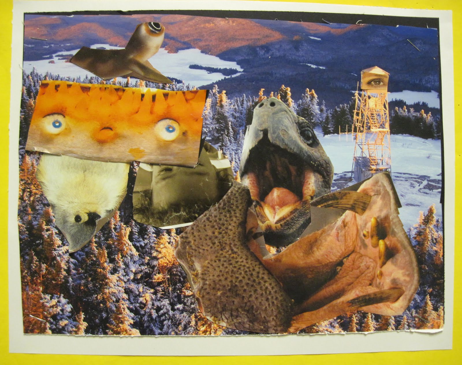 There's a Dragon in my Art Room: 4th graders Get Surreal!