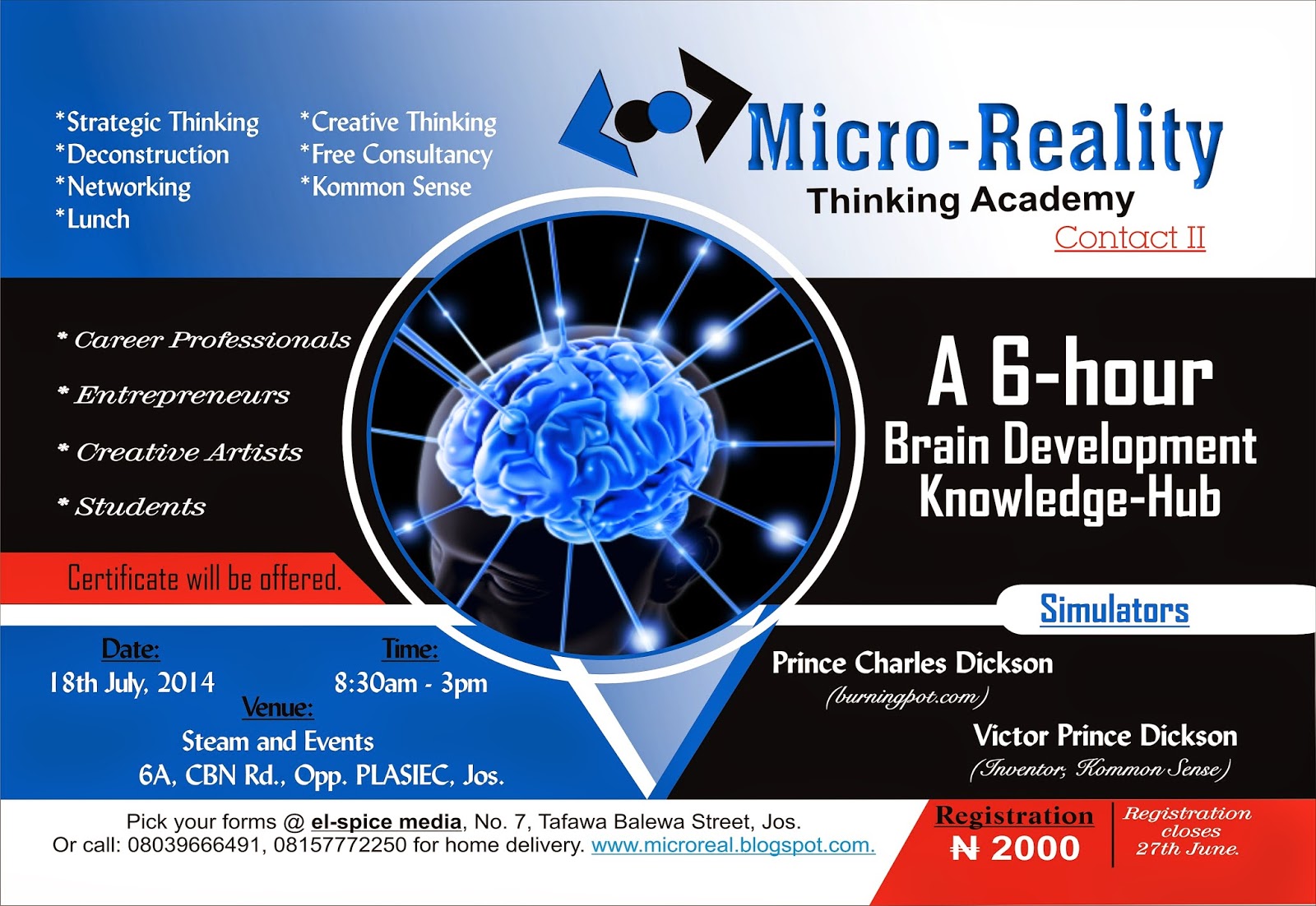 Micro-Reality Thinking Academy: MICRO-REALITY THINKING SCHOOL... CONTACT 2