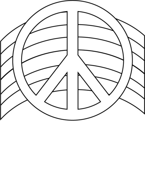 Free Printable Peace Sign Coloring Pages >> Disney Coloring Pages