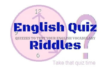 English Vocabulary Quiz Questions: Word Brain Teasers