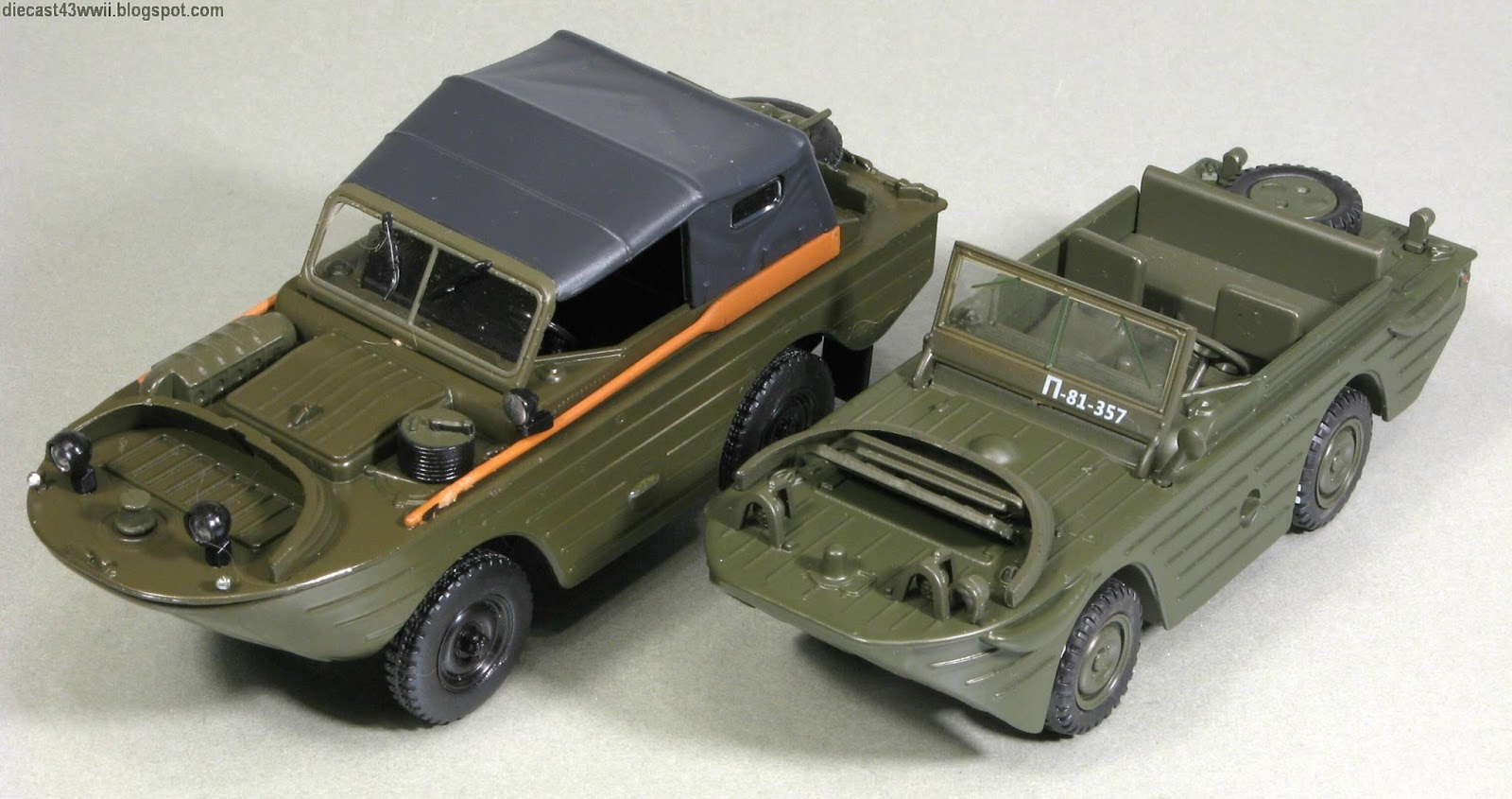 Military scale models: Ford GPA Red Army. De Agostini