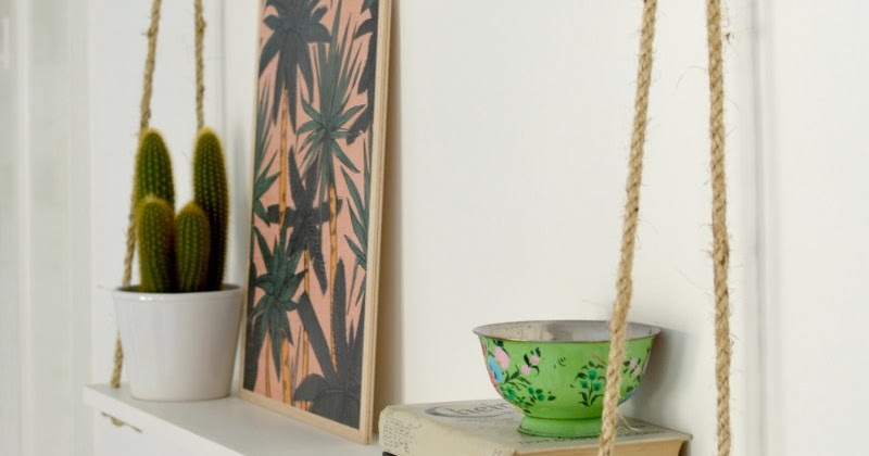 DIY EASY ROPE SHELF