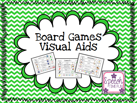 Reading Comprehension Stories: Board Games Visual Aids! (PLUS GIVEAWAY!)