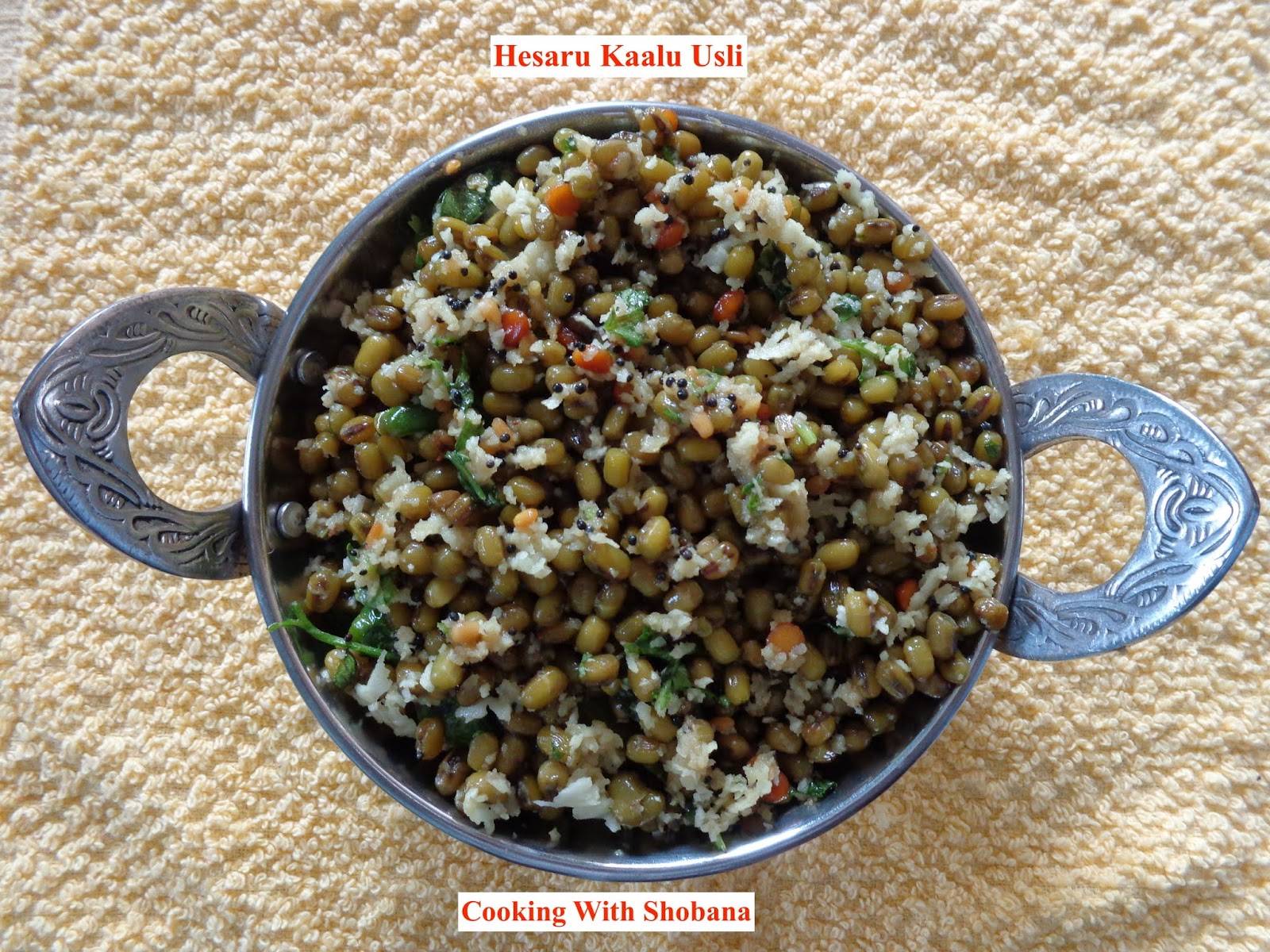 Cooking With Shobana : HESARU KAALU USLI