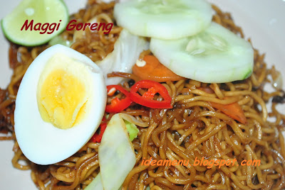 IDEAmenu: Maggi Goreng, Ikan Singang, Sayur lemak Kacang Panjang, Mee ...