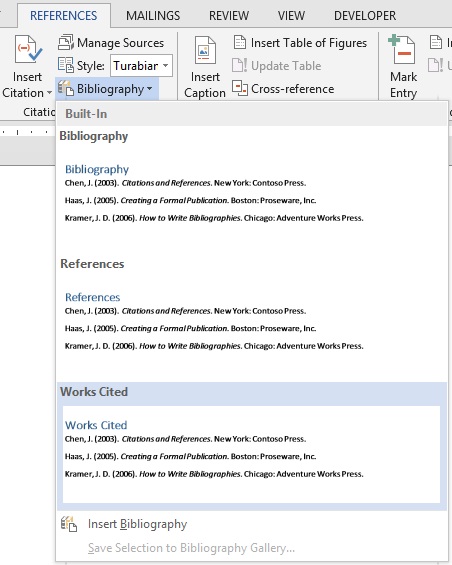 Citasi (2) : Penggunaan Menu References Pada Microsoft Word 2007