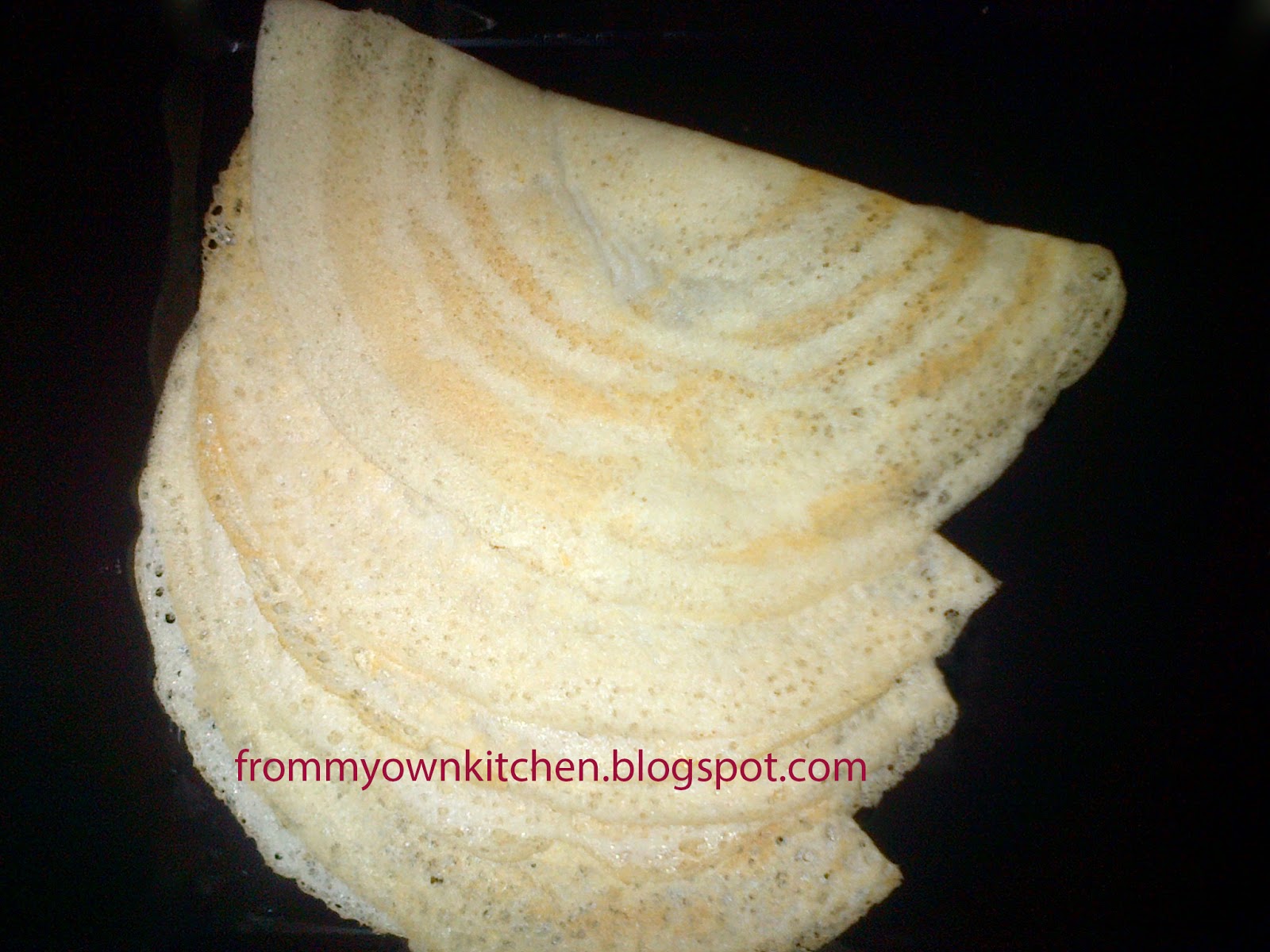 From My Own Kitchen: Plain Dosa