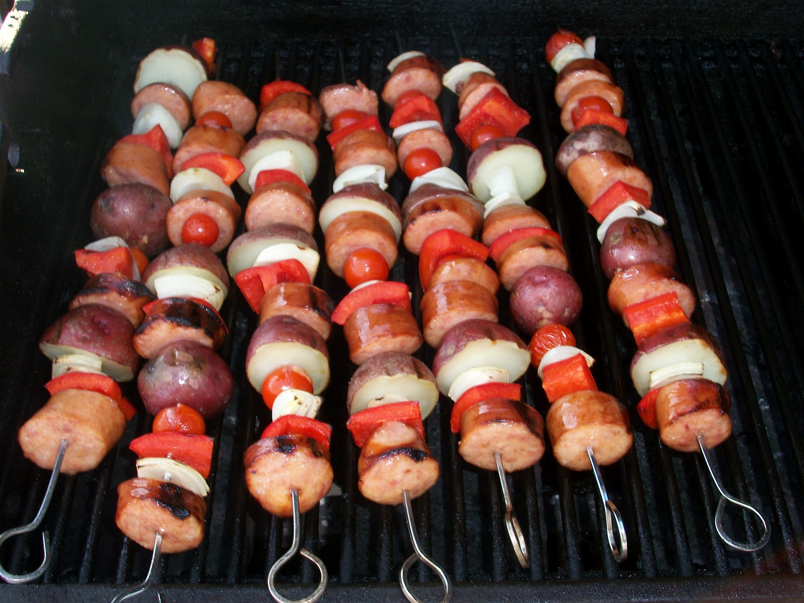 Melanie's Minnesota Morsels: Smoked Sausage Kabobs