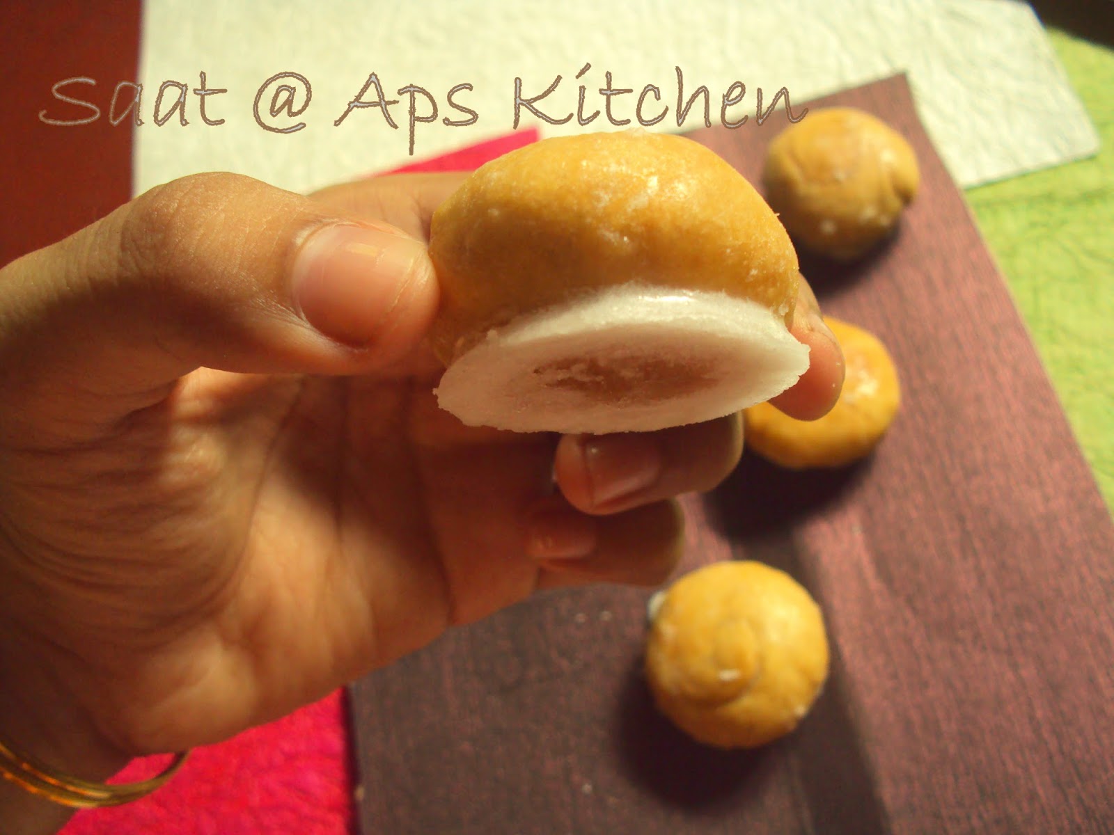 Saat - A Flaky Mangalorean Sweet