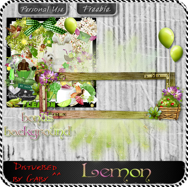 Disturbed PSP tutorials: Cluster Frames : Lemon