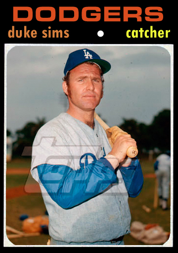 1971 Baseball Card Update: 1971 Los Angeles Dodgers (2nd): 89-73, .549, 1GB