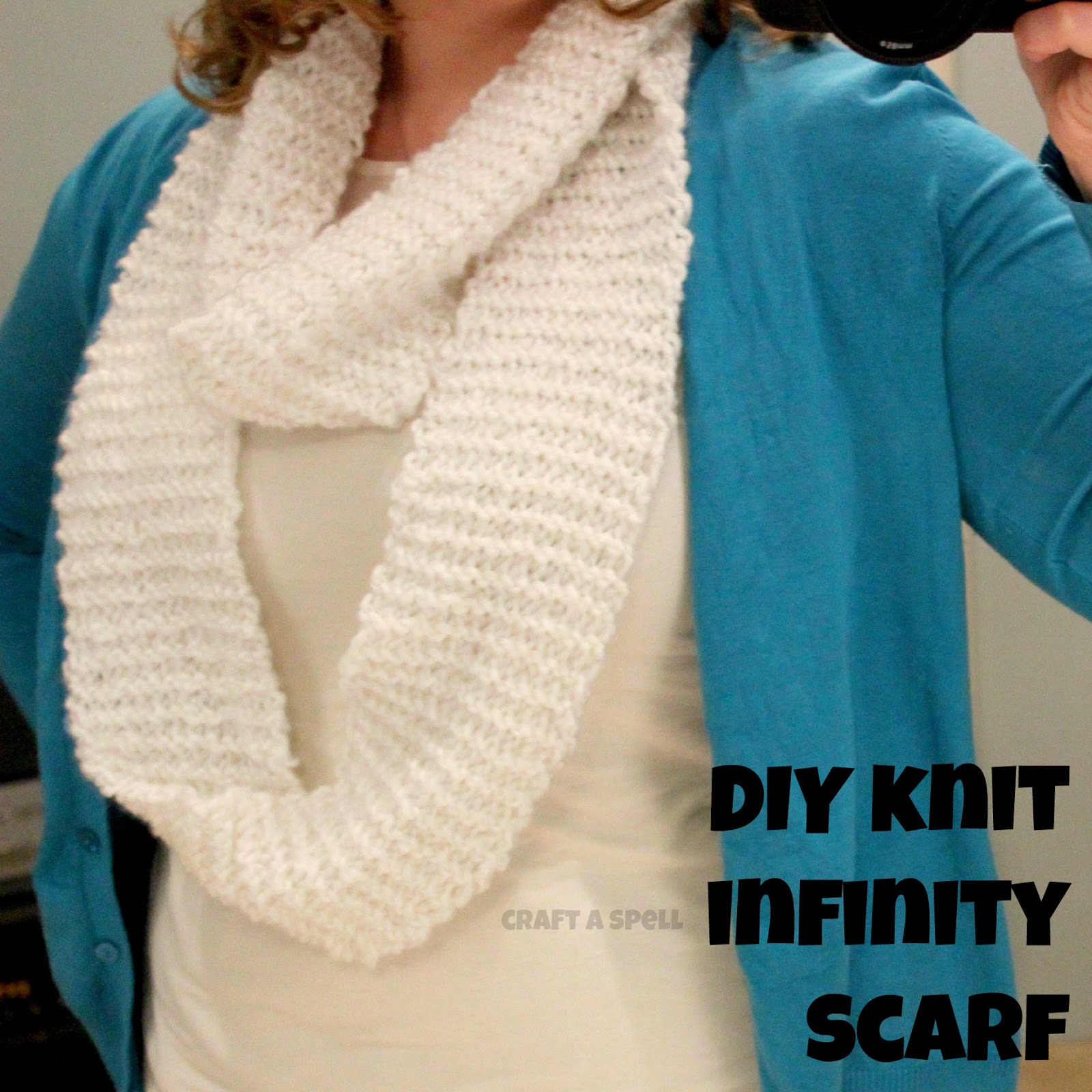 Craft A Spell: DIY Knit Infinity Scarf