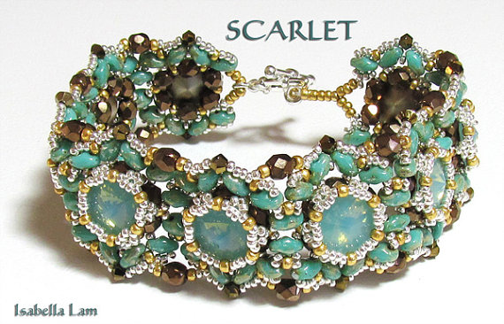 Beautiful Swarovski Crystal Beaded Patterns and Kits by Bead4Me / The ...