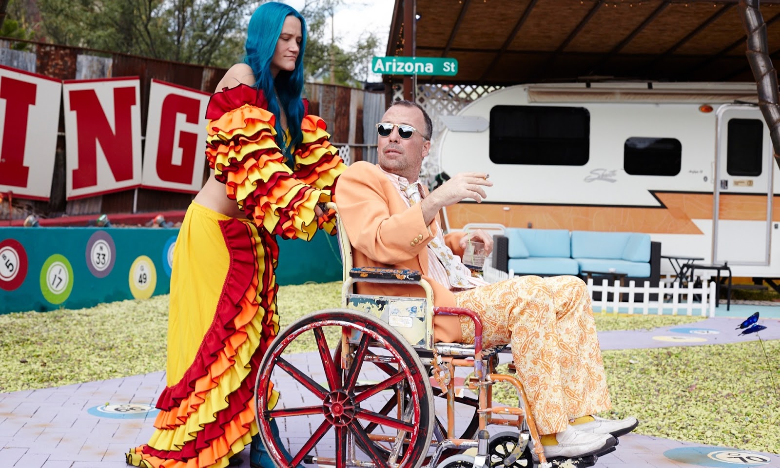 Soundboy Pictures: Doug Stanhope at home with Bingo