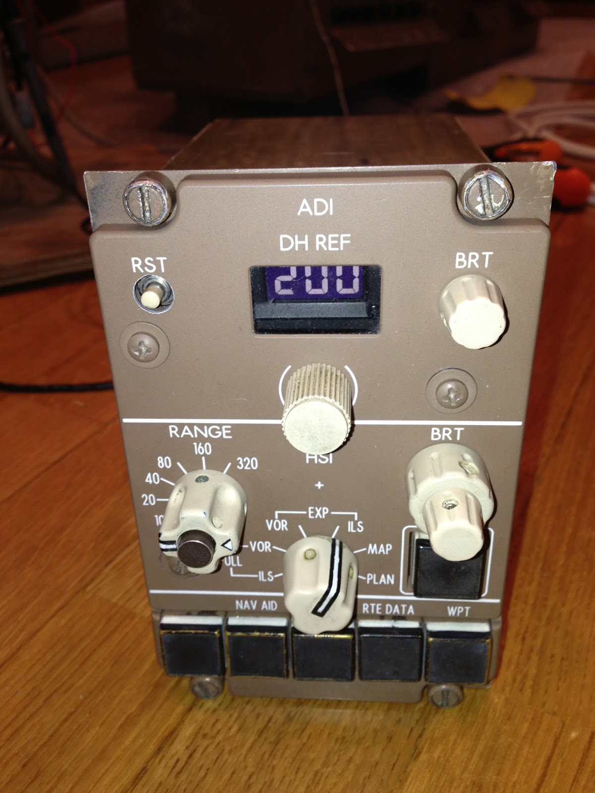 Boeing 767 Simulator Project: Avionics Bending: EFIS Control Panel