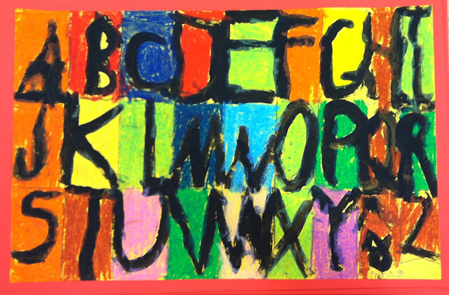ART with Mrs. A: 1st Grade ABC Art