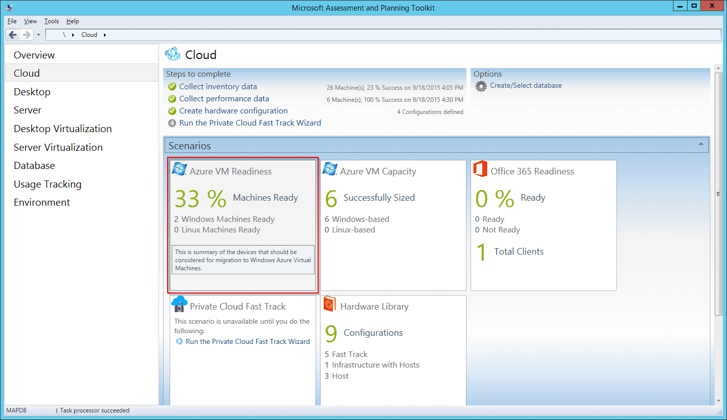 Eng. Alessandro Mazzanti: Server - MAP Toolkit 9.8