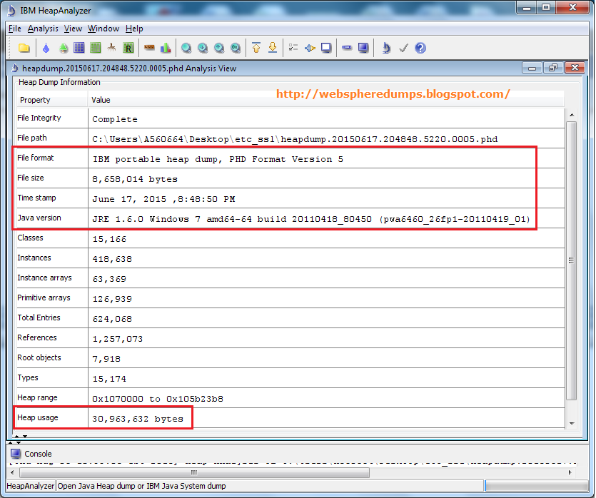 Websphere Technotes Prasanth Nambiar Analyzing Java Heap With Ibm Heap Analyzer Tool Part1