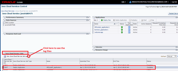 Kotresh T M Blog Deploying Adf Application To Oracle Cloud Part 3