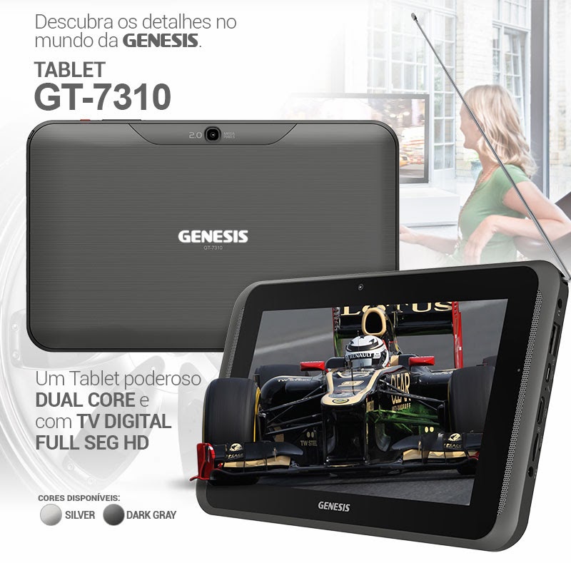 [Novo] Tablet Genesis GT-7310 ~ Linha Genesis