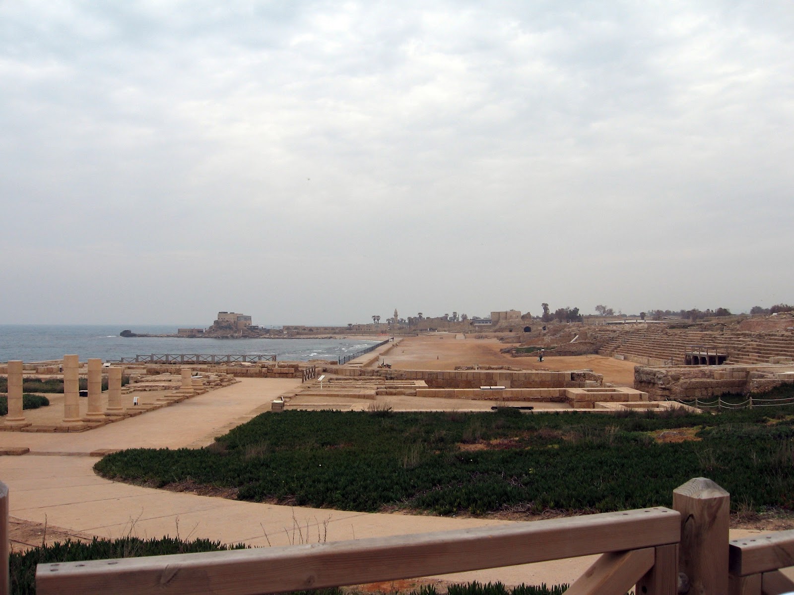 the feather files: Looking Back at Israel - Caesarea Maritime & Jezreel