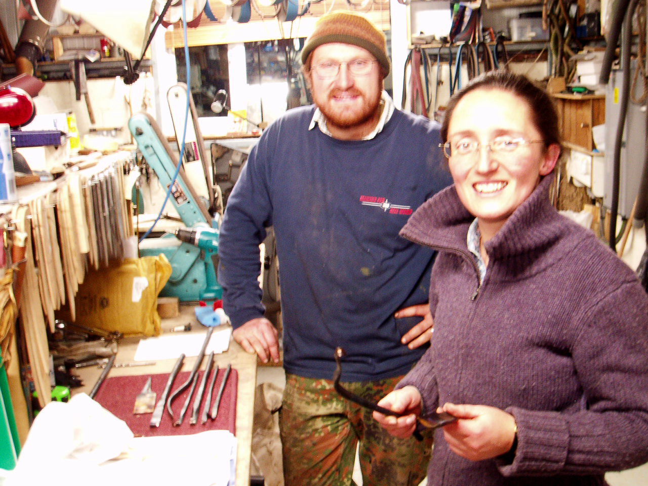 Greenwood Woman: Tool forging with Ben Orford