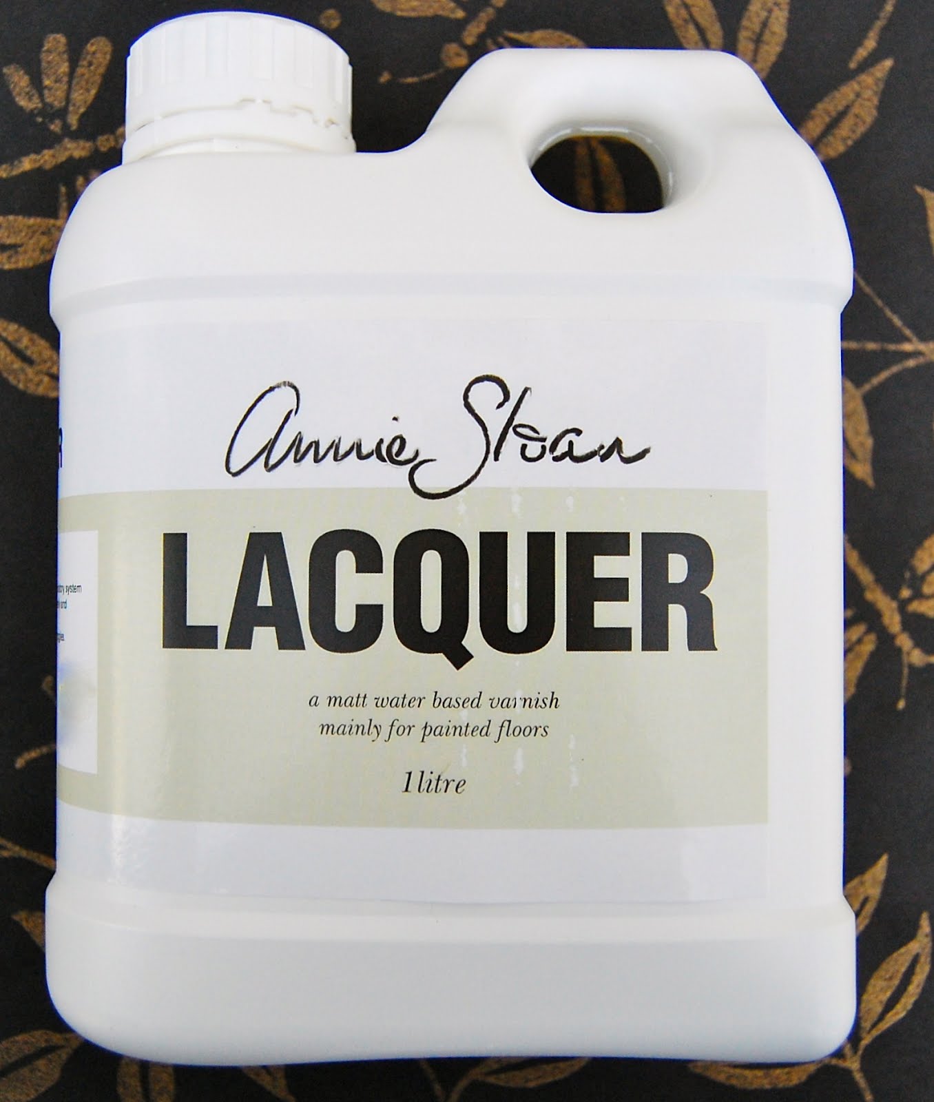 Shades of Amber: Chalk Paint Floors and Lacquer