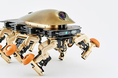 Halluc IIx, a curious eight-legged robot ~ DTechnolab