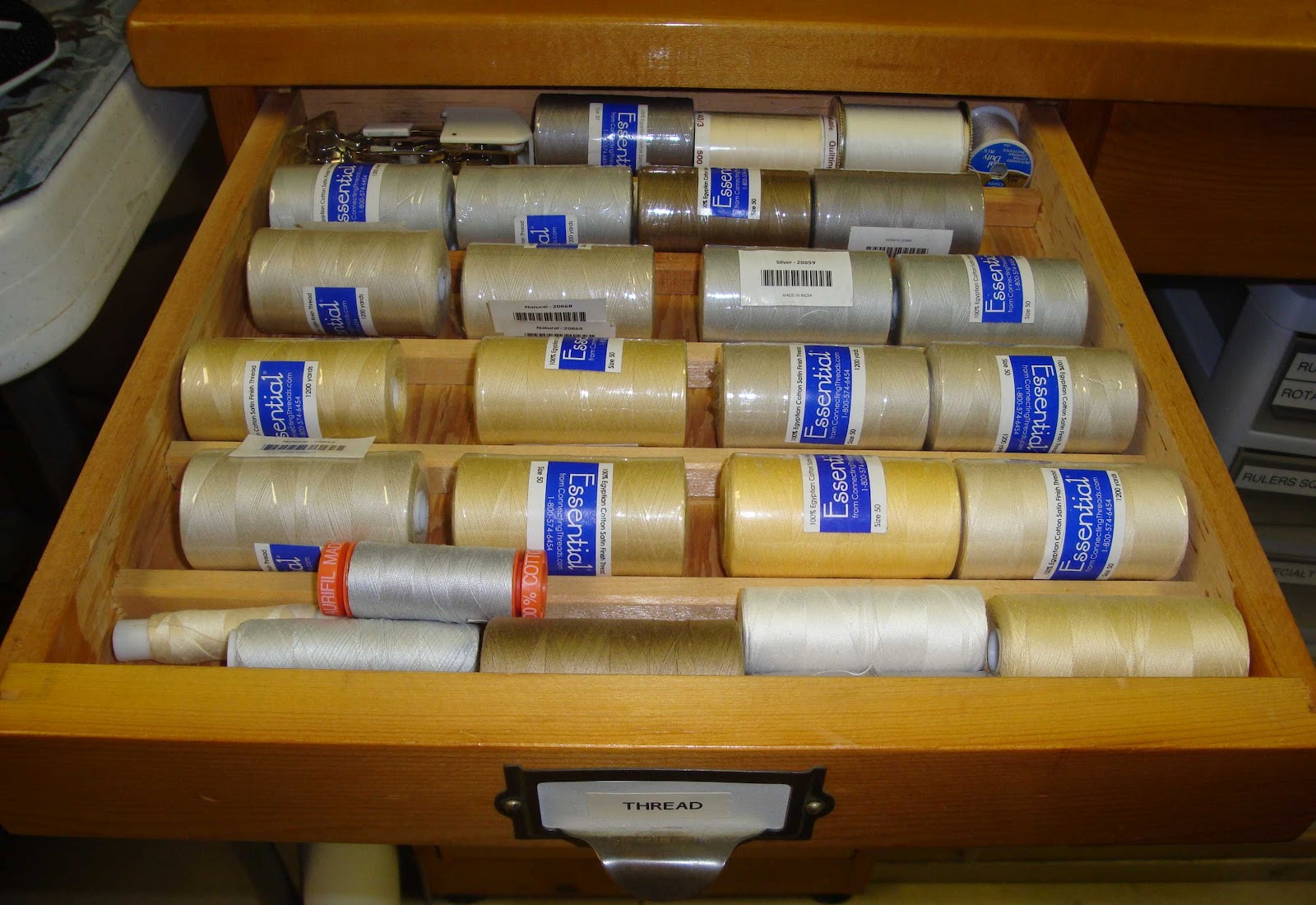 FABRIC THERAPY: STASH ORGANIZATION: Part 4 - Tool/Supply Storage and My ...