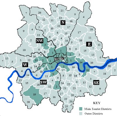 Map of London Political Regional