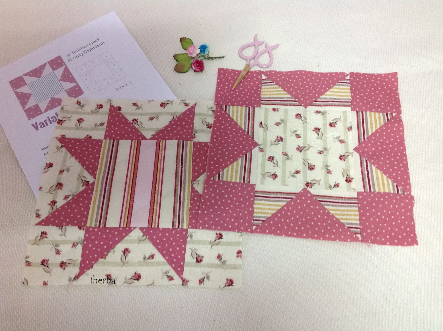 TresP craft blog: STARRY NIGHT SAMPLER (V) "Variable Star"