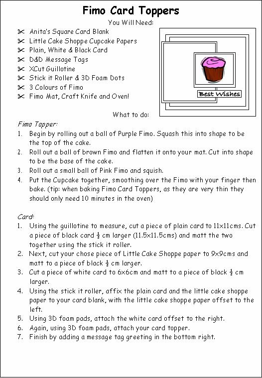 Anne and Paul's: Free Cardmaking Instruction Downloads!