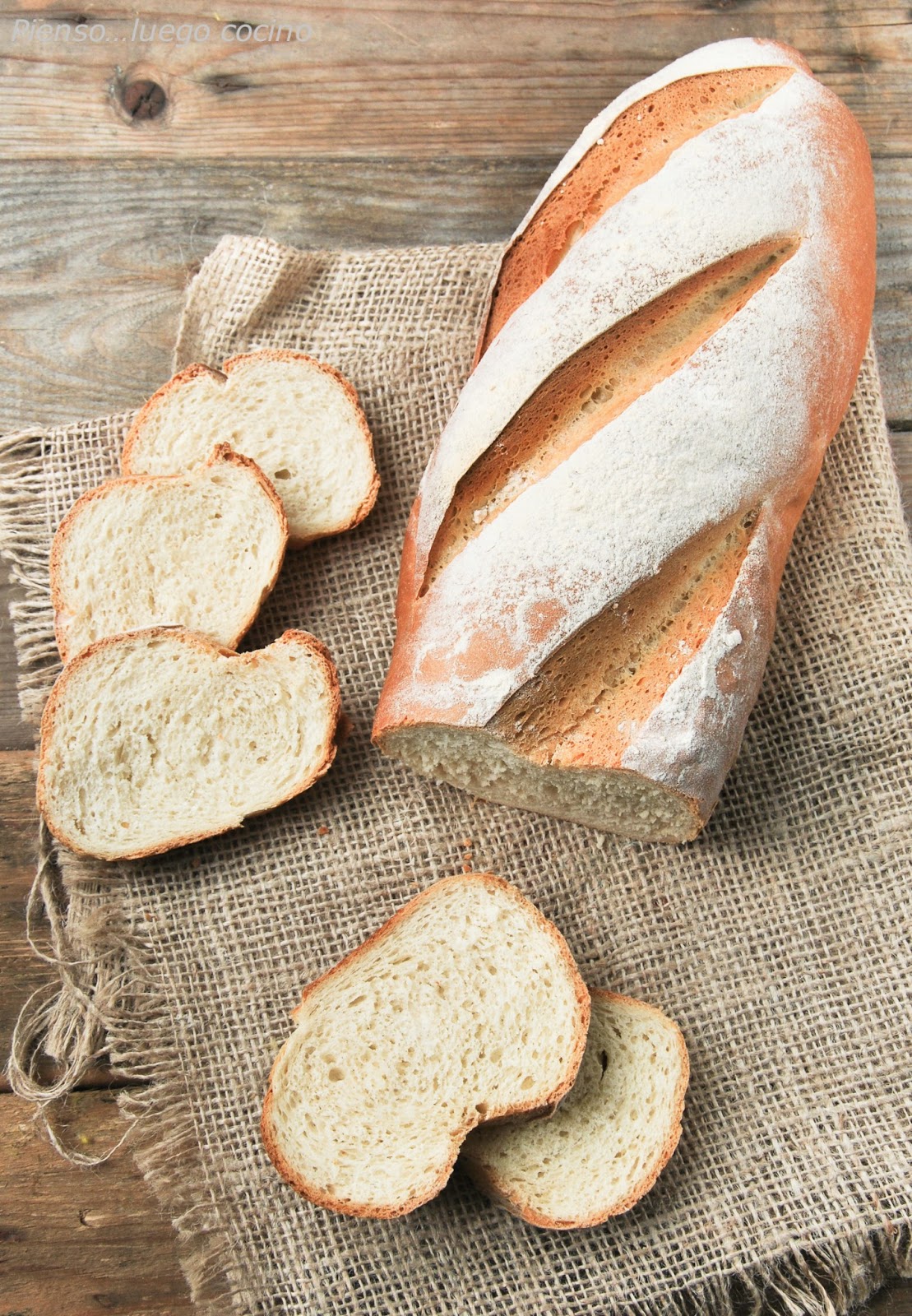 Pienso...luego cocino: Pan: receta básica