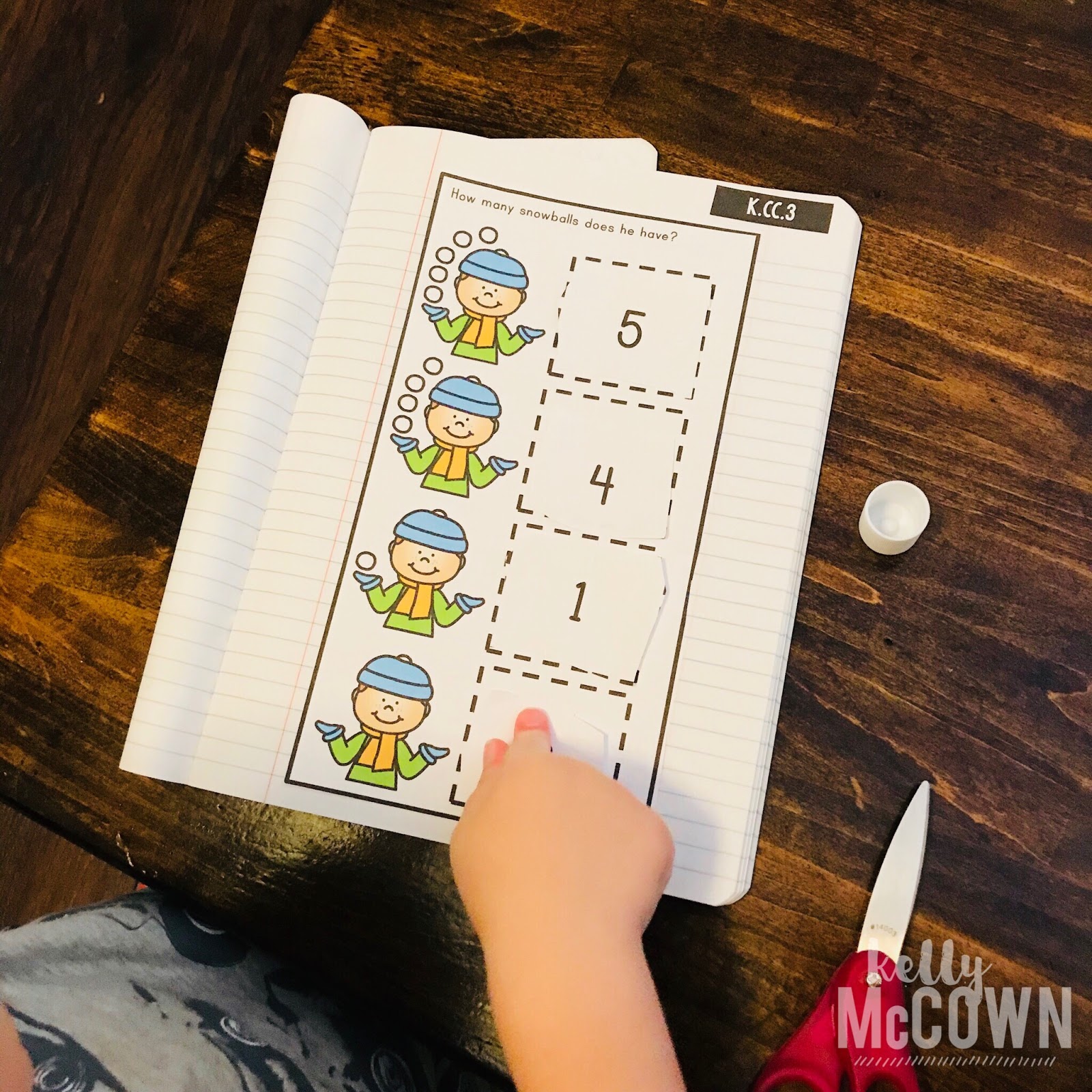 Kelly McCown: January Interactive Math Notebook Kindergarten Kelly McCown: January Interactive Math Notebook Kindergarten