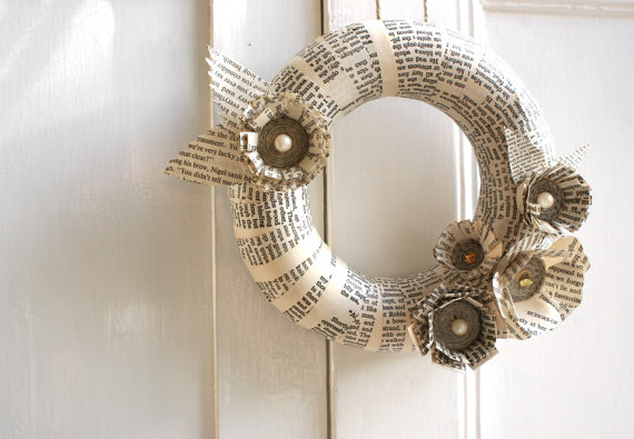 Recycled Christmas Wreath - Recycling Center